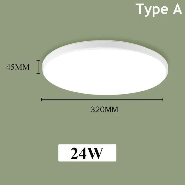 Led Ceiling Lights Modern Leds Ceiling Lamp Light Fixtures Round Panel ...