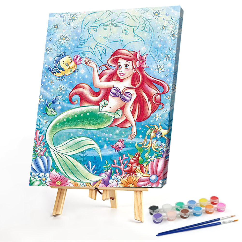 Ariel - Paint by Numbers Acrylic Painting 40*50CM