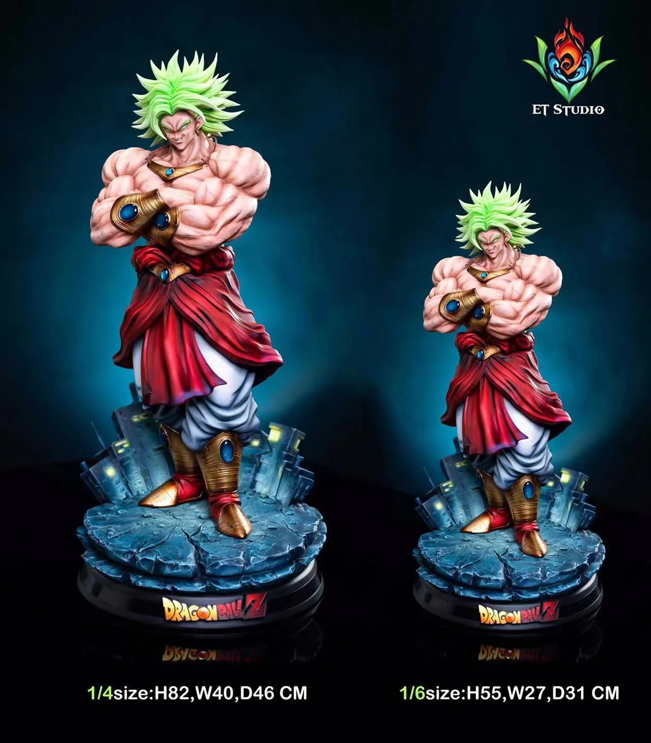1/6 & 1/4 Scale Original Art Classic Pose Broly - Dragon Ball Resin ...