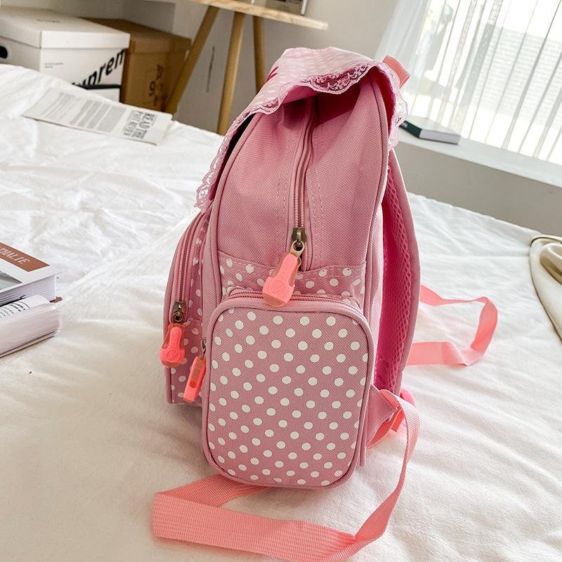 SWEET STRAWBERRY EMBROIDERED LACE BACKPACK