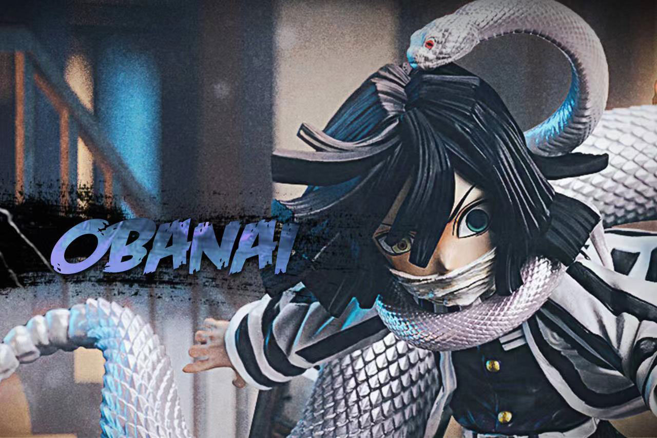 Serpent Hashira Obanai Iguro - Demon Slayer: Kimetsu no Yaiba Resin ...