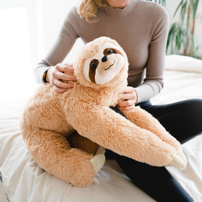 Huggable Fluffy Home Sloth Pillow