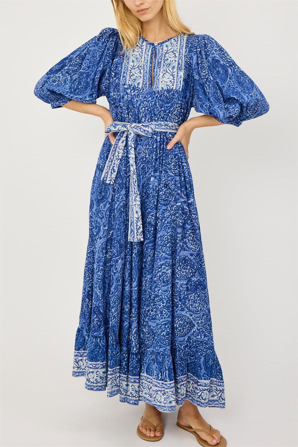 HOUSE DRESS - DELFT BLUE
