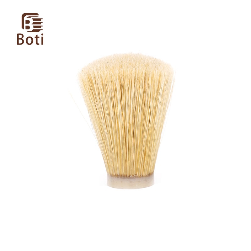 Boti Brush-Boar Bristle Brush Men's Shaving Brush Hair Knot Fan Shape ...