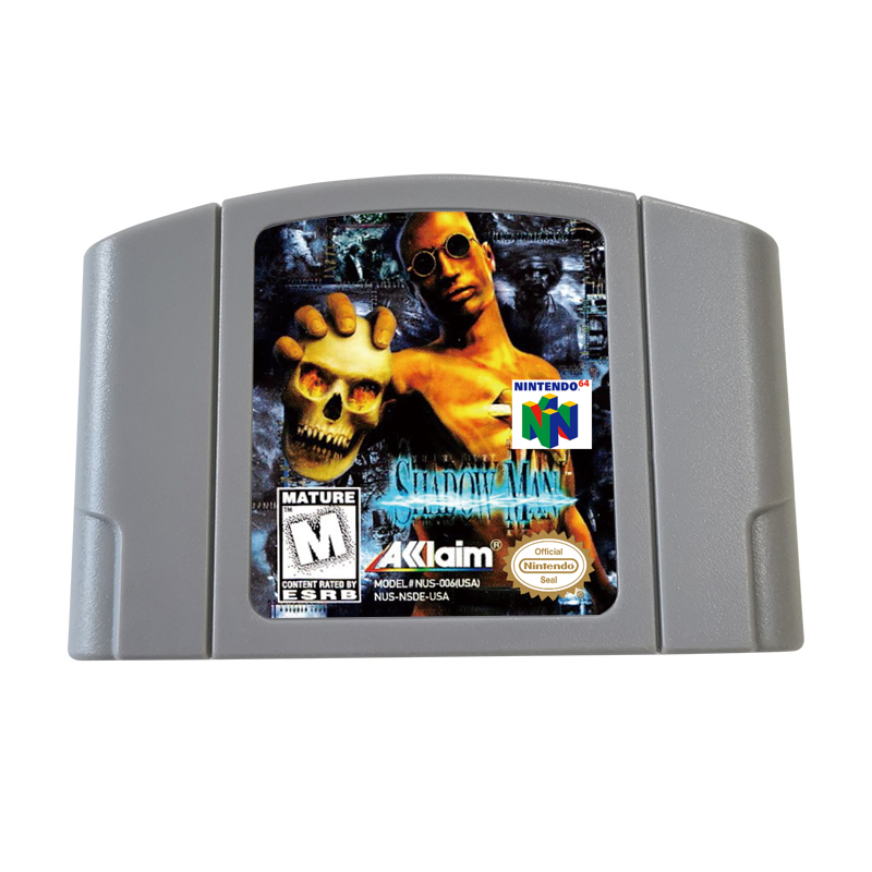 Shadow Man N64 Cartridge For Nintendo 64 Game Console