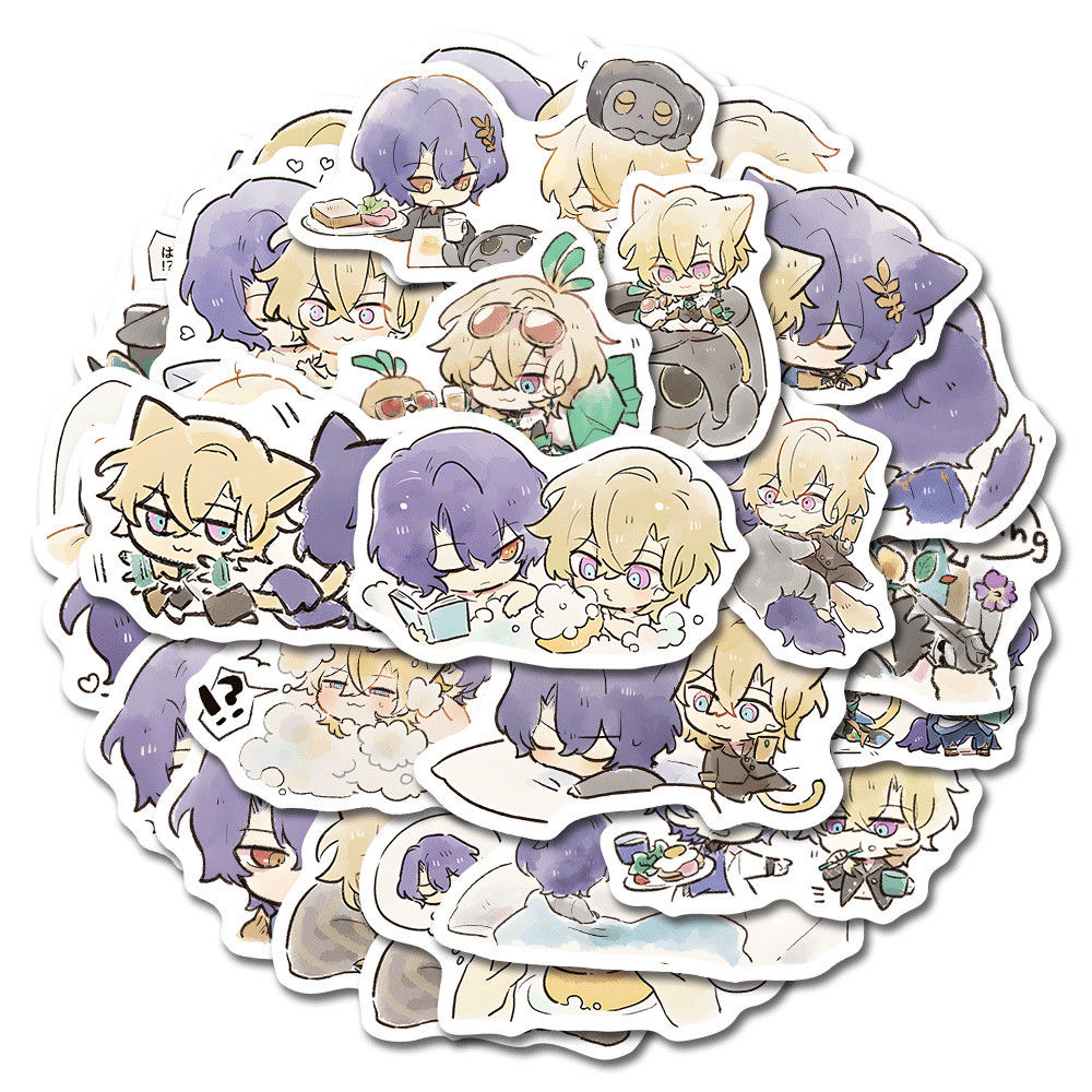 Honkai Star Rail Character Stickers Aventurine Dr. Ratio 80 Pieces
