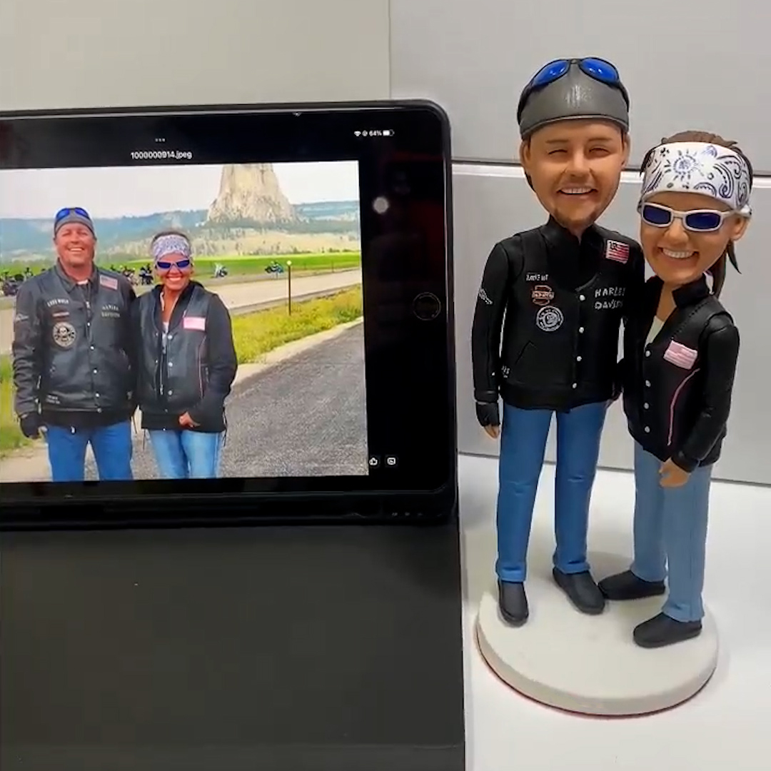 Fully Customizable Double Personalized Bobblehead Dolls with Gift Box ...