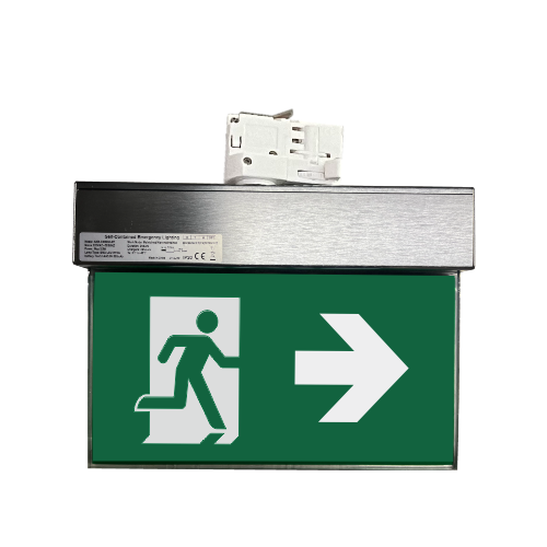 AMX-EM4060 24M Track mounted LED emergency exit sign