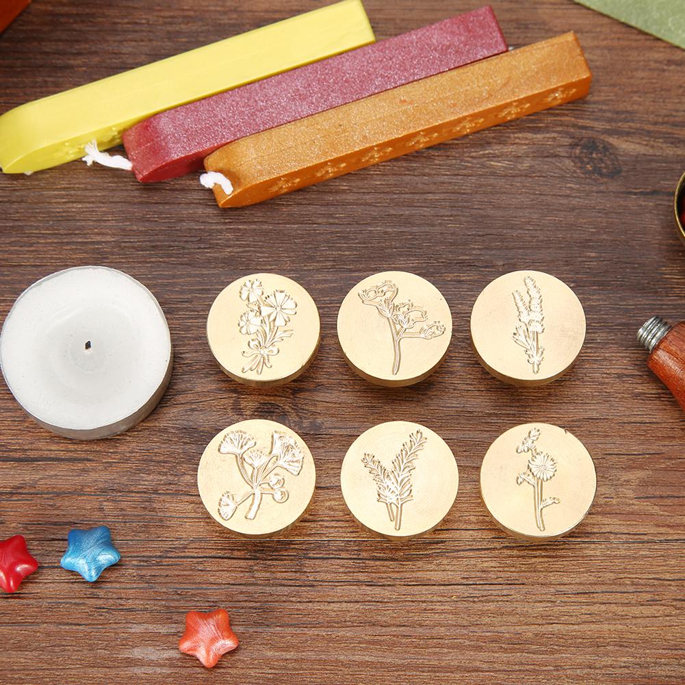 Daisy Sealing Wax Stamp Round Head