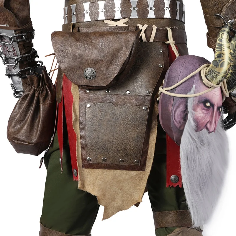 God of War Ragnarok Kratos Halloween Cosplay Costume Outfits Full set