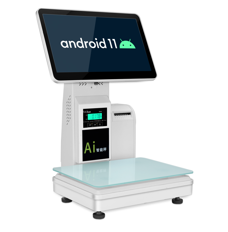 RFID AI Label Scale RFID Pos Scale with AI Camera Recognition Thermal ...