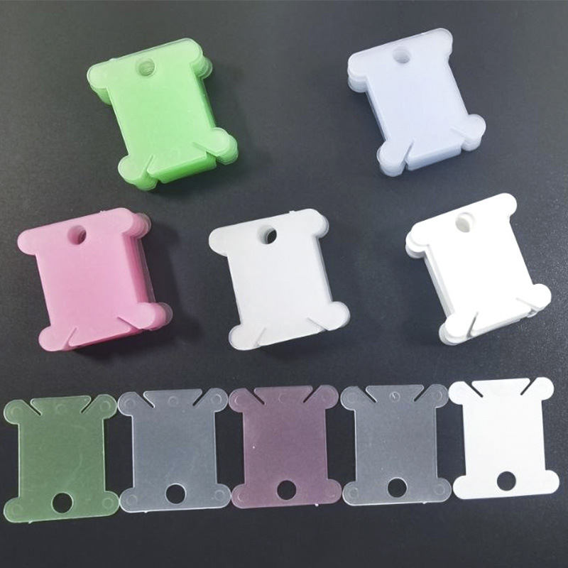 50 Pcs Plastic Floss Bobbins