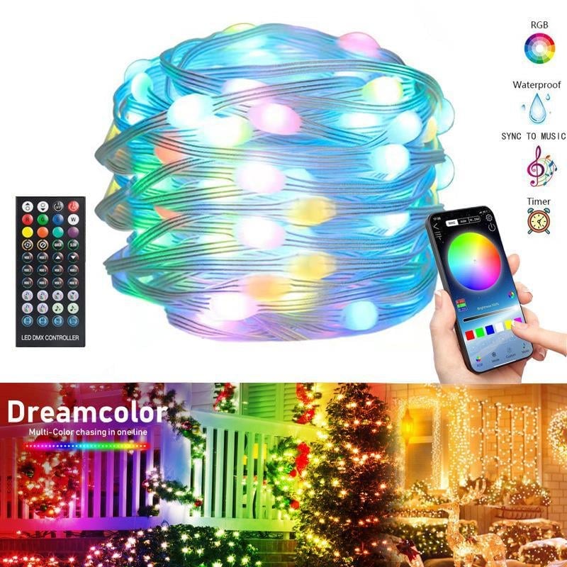 2023 New Phantom Light Strings RGB Light Strings Bluetooth APP Control