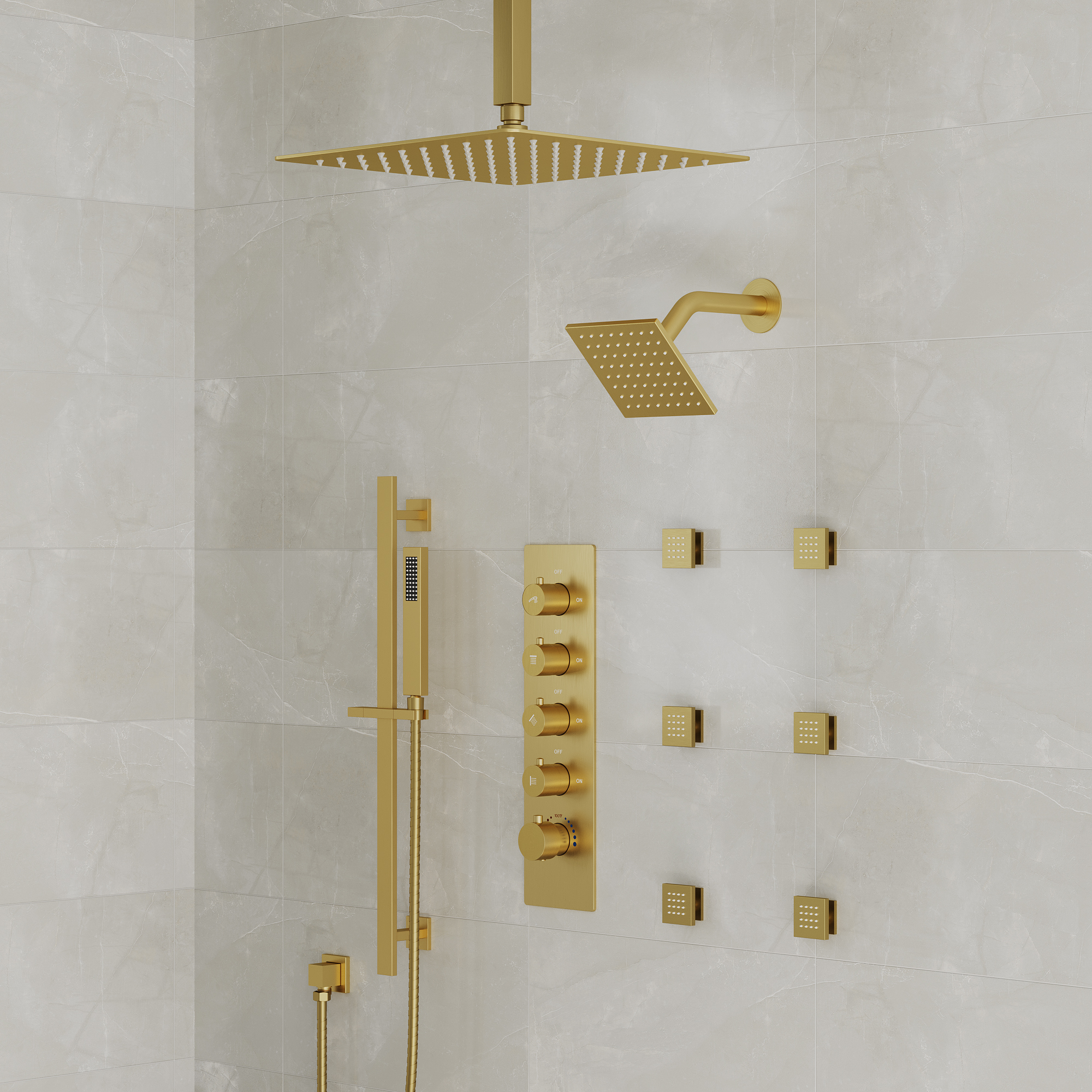 Shower System & Shower Faucets | Modern Elegance by EVERSTEIN