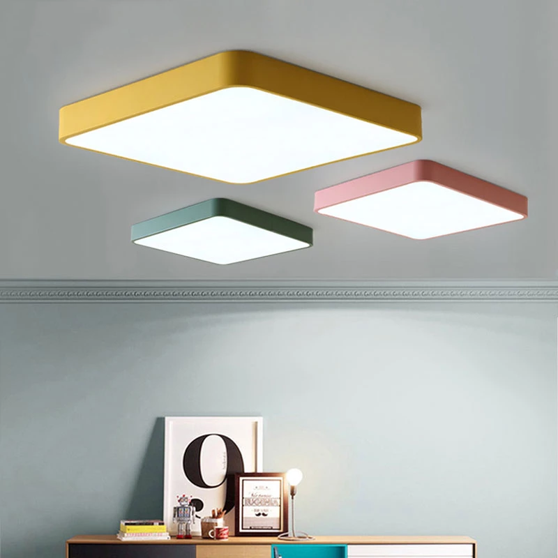 Nordic Fashion Modern Led Ceiling Light For Living Room Bedroom Dining ...