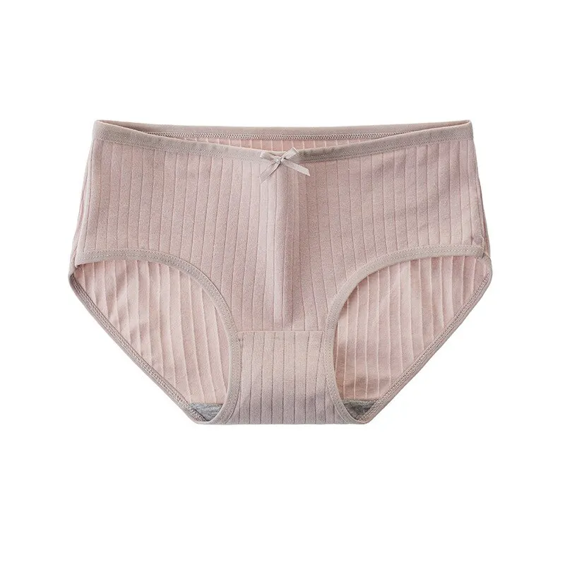 Uaang Women Cotton Underwear Ladies Bow Panties Seamless Panties Sexy ...