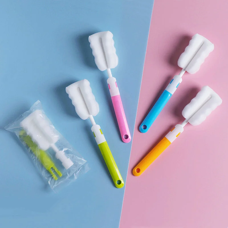 Sponge Cleaning Bottle/Straw Brush