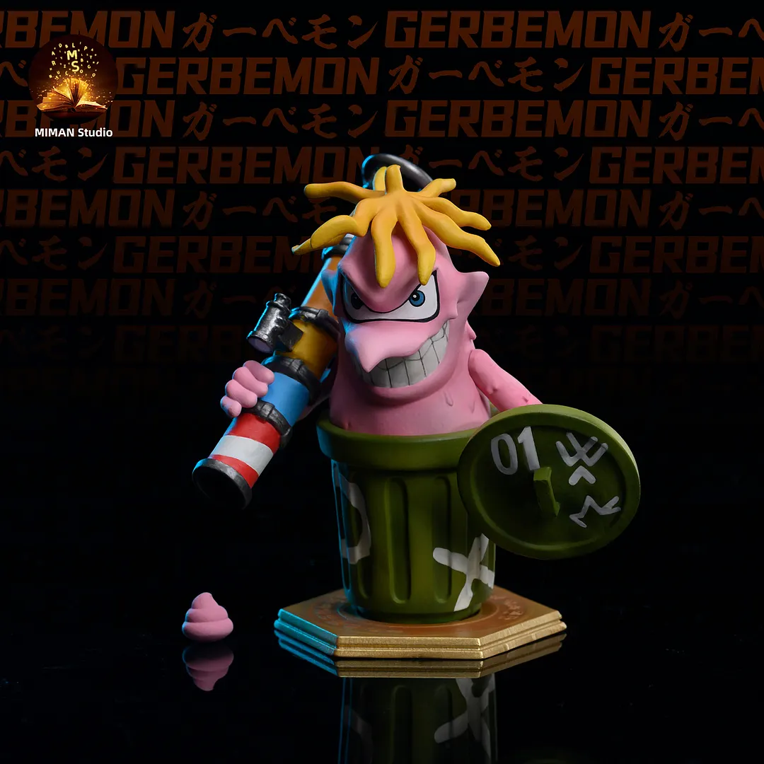 Cuumon, Sukamon & Gerbemon - Digimon Resin Statue - MIMAN Studios [In ...