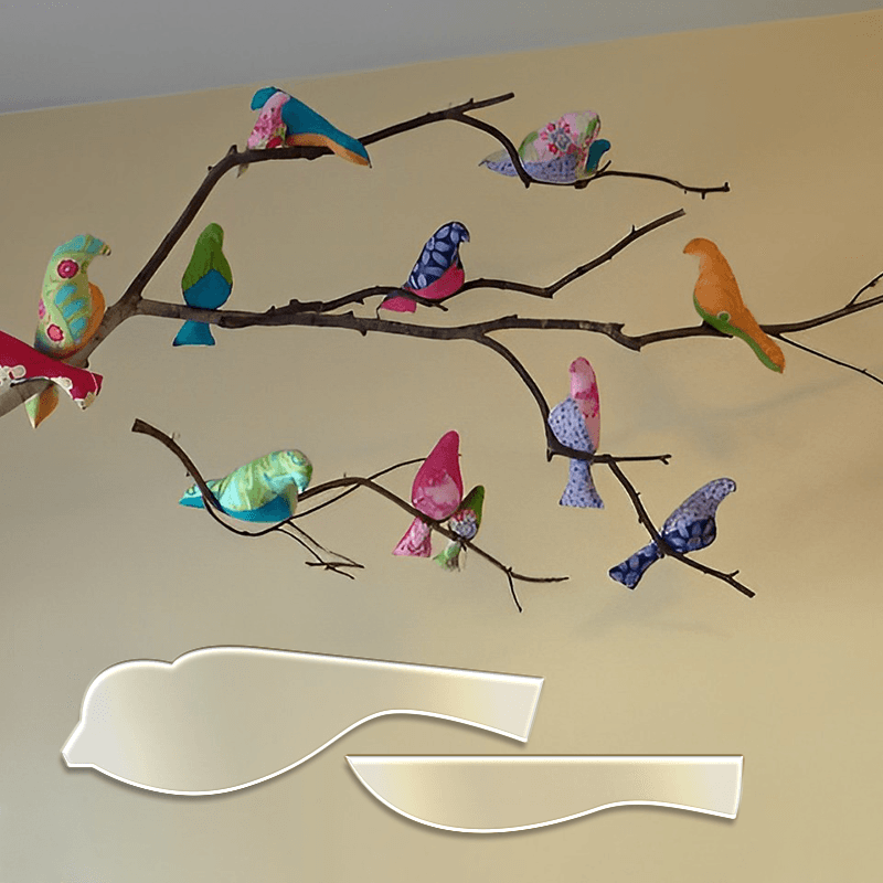 Fabric Bird template-With Instructions