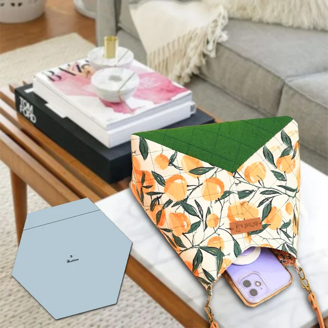 Bucket Tote Bag Sewing Template & Instructions