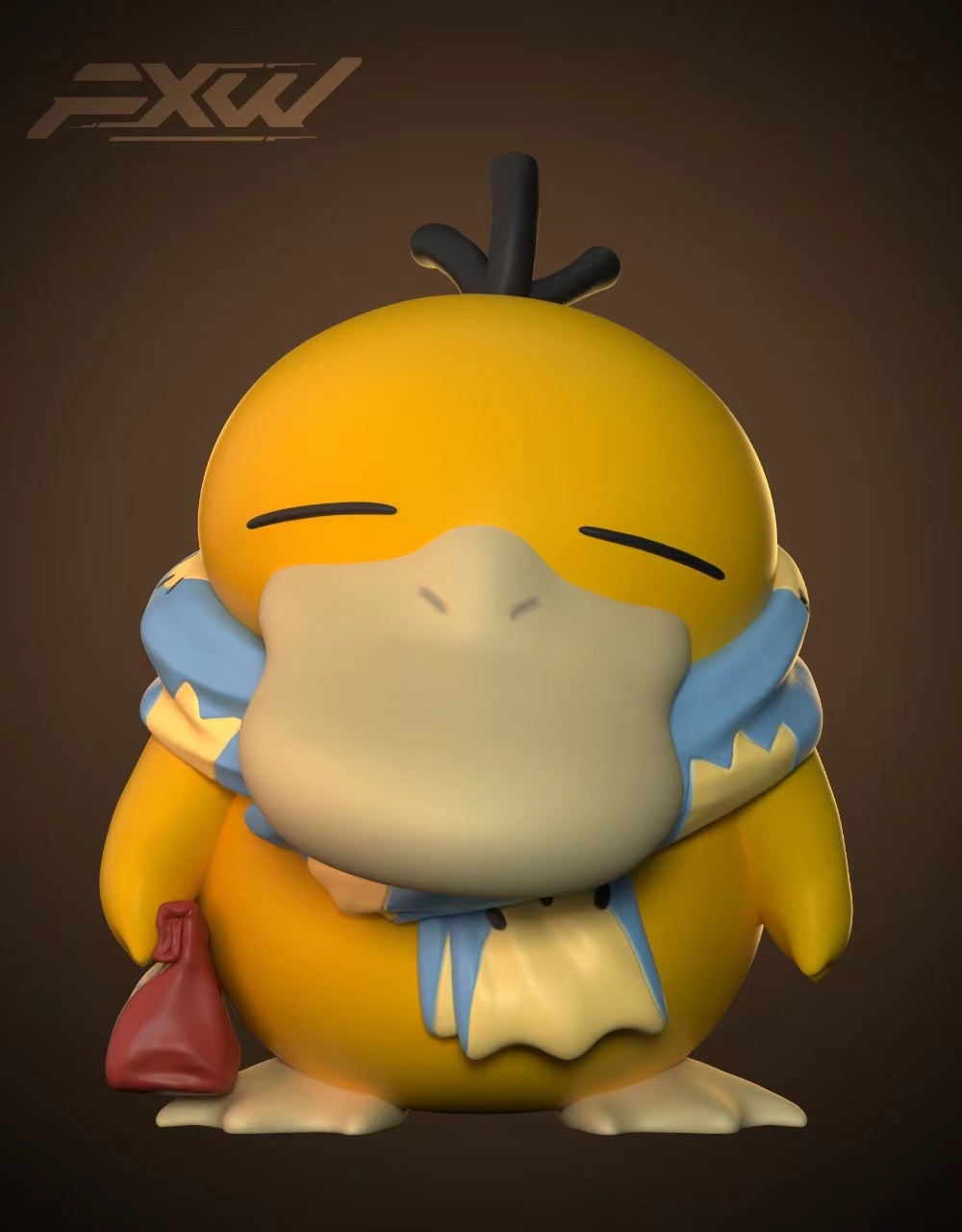 Don't Want To Go To Work Psyduck - Pokemon Resin Statue - FXW Studio