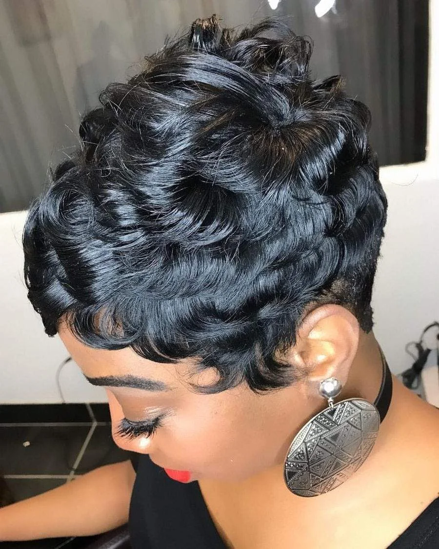 Super Short Wig 2Inch Pixed Cut Hair