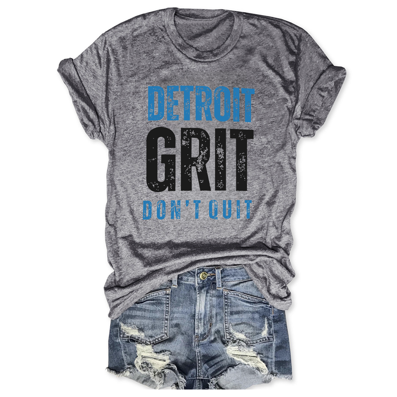 Detroit Grit Don't Quit Tee