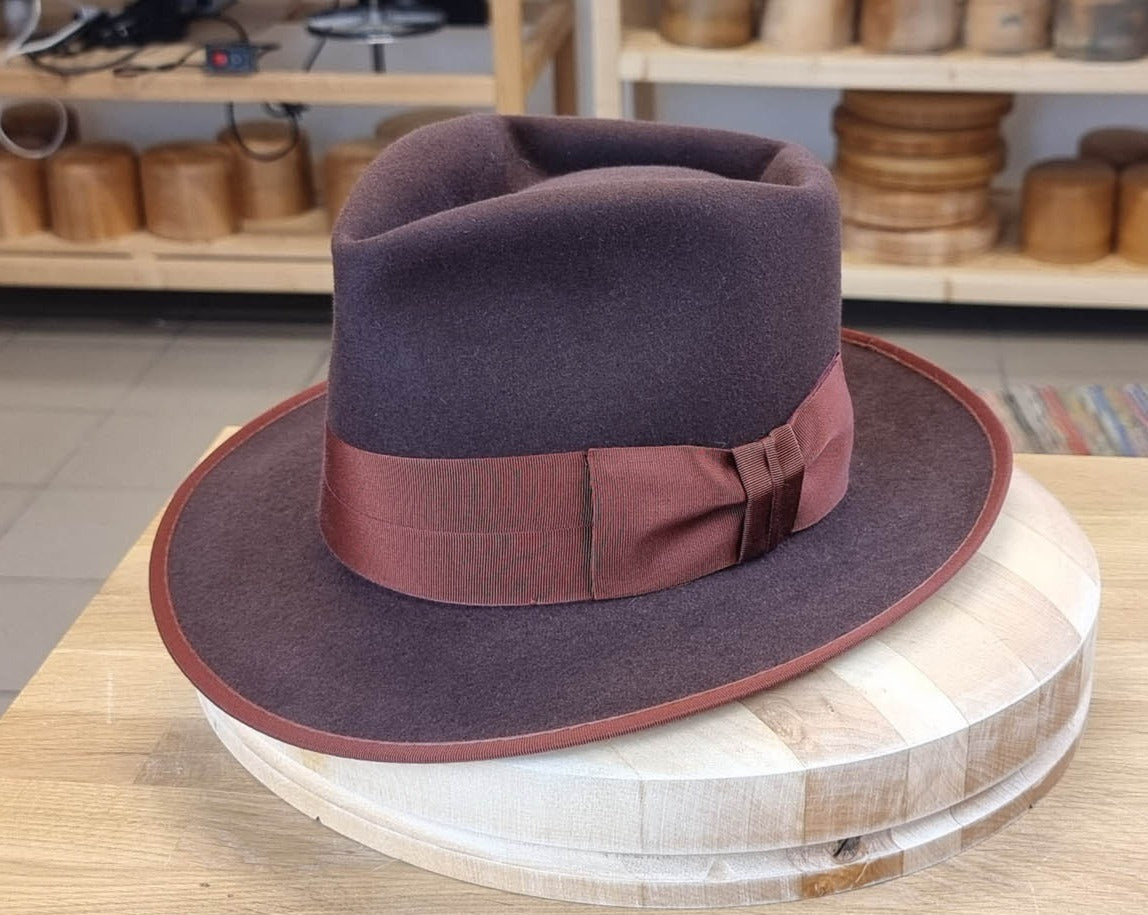 BOGART FEDORA | DARK BROWN RUST