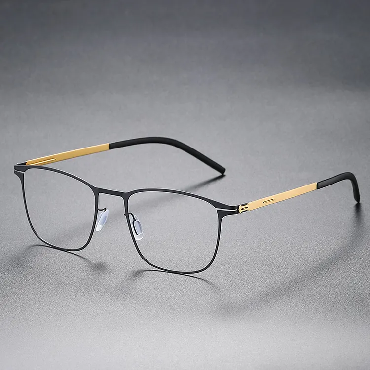 German Brand Glasses Frame Men Business Stainless Steel Handmade ...