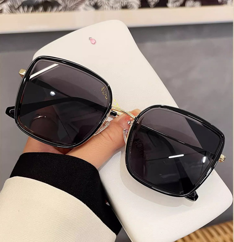 New Gradient Clear Lens Sun Eyeglasses Unisex Ladies Ocean Outdoor Anti ...