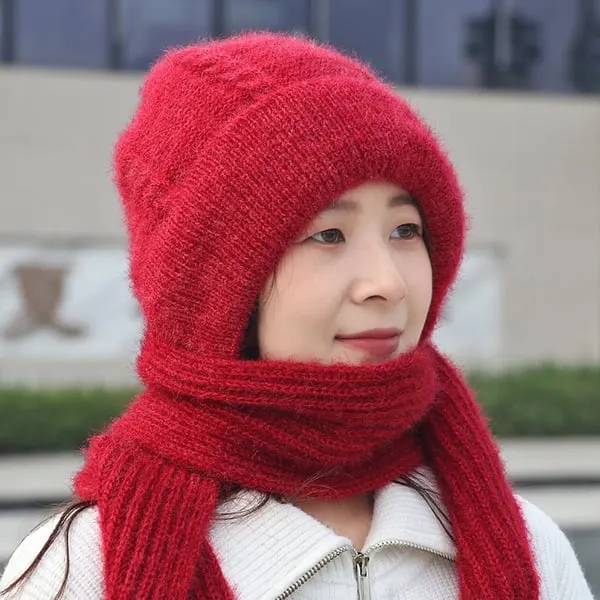🎄Integrated ear protection hood scarf