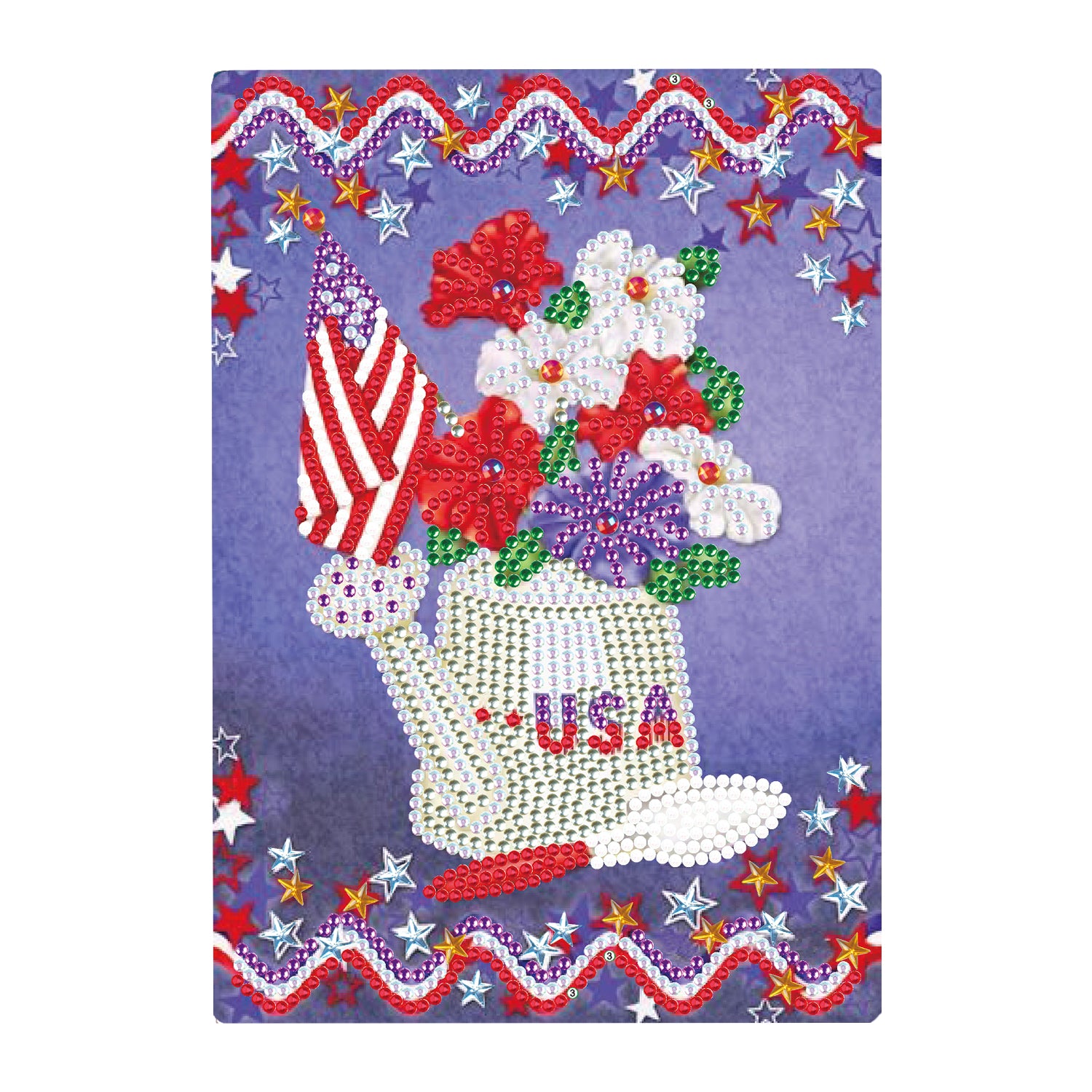 A5 5D Notebook DIY Special Shape Rhinestone Diary Book | Flower