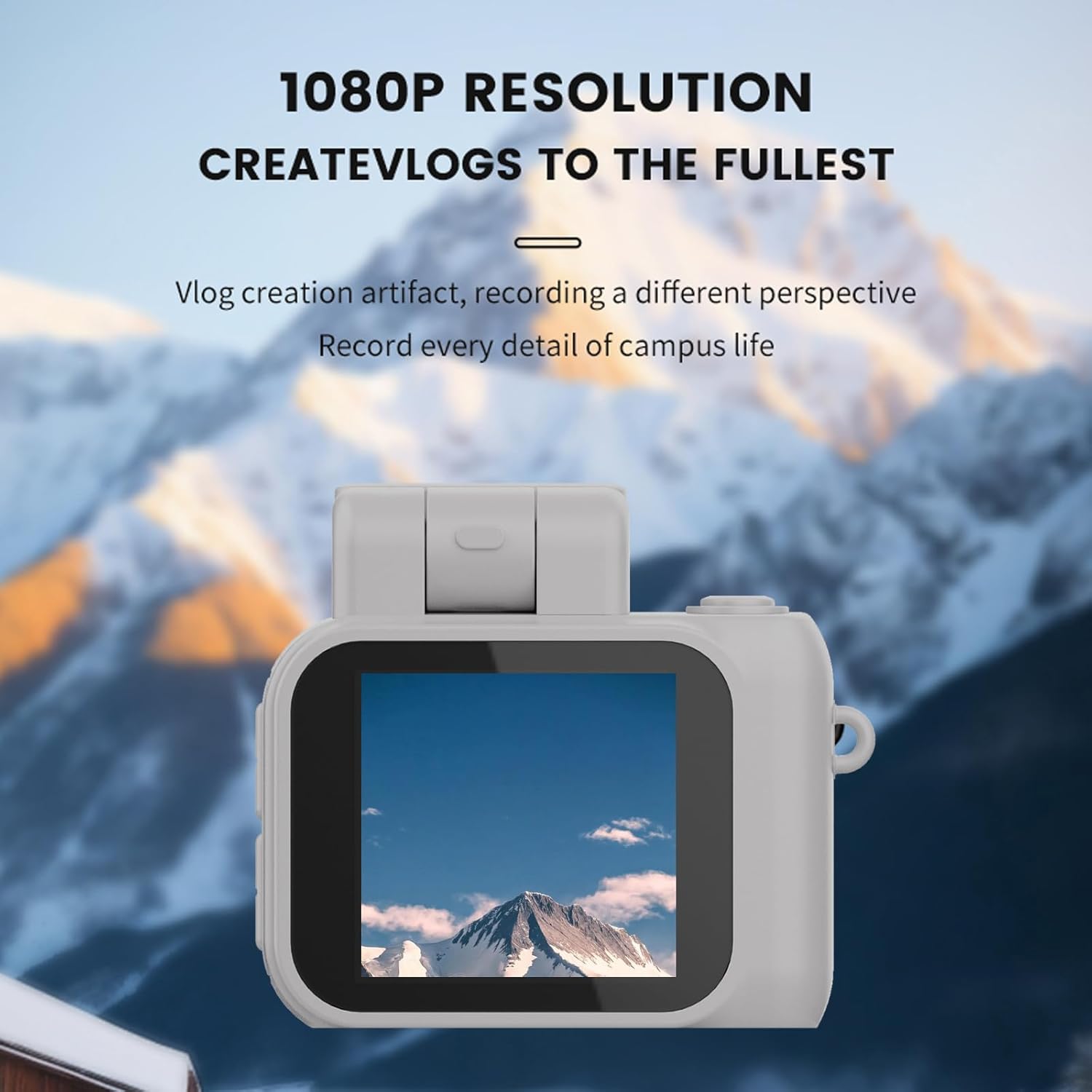 Cross-border retro mini children's digital camera vlog girl photo with ...
