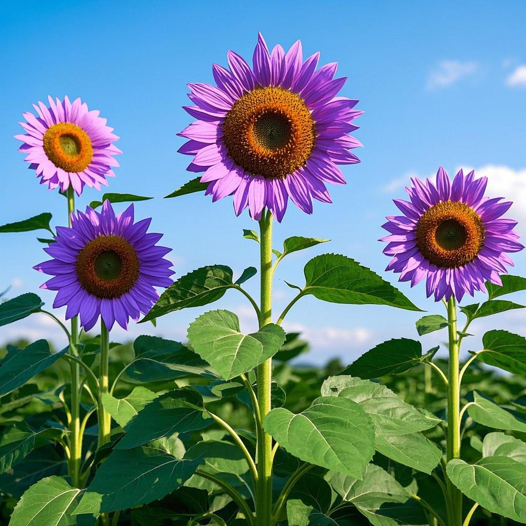 'Sunlight Giant' Sunflower Seeds - Purple