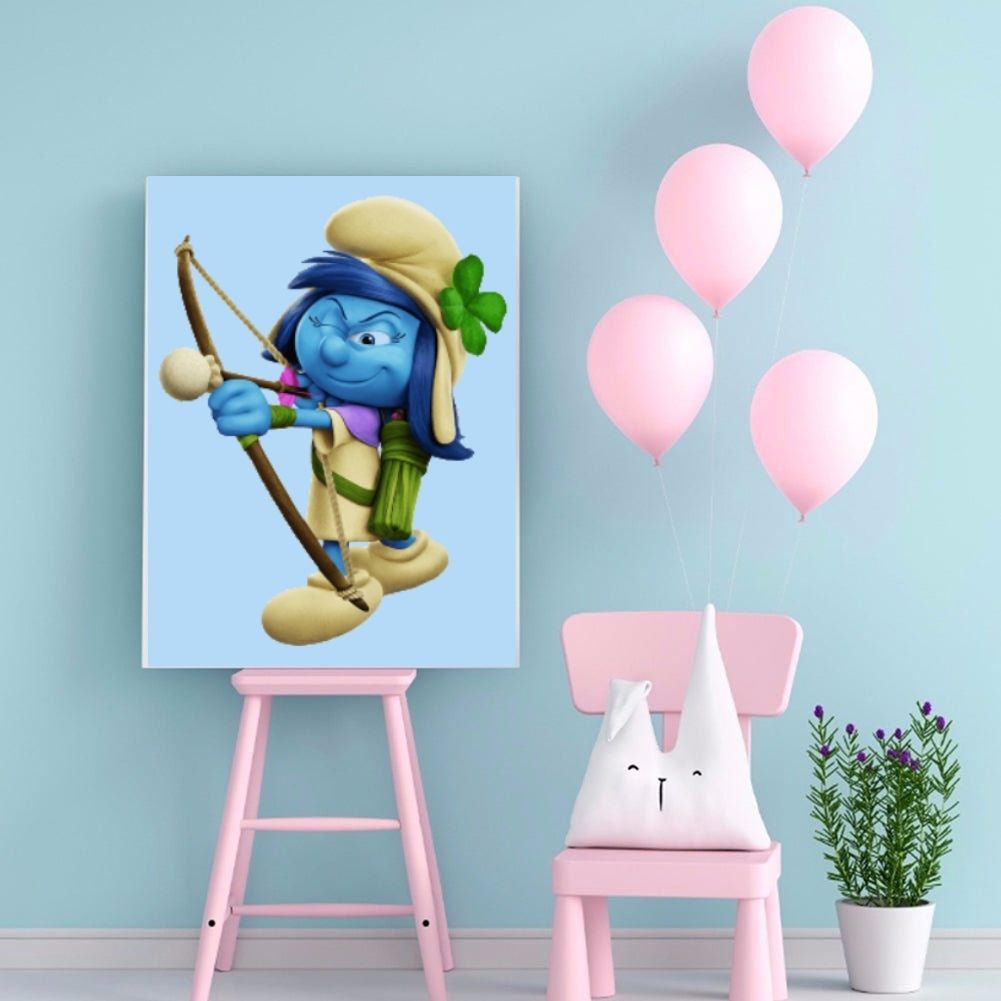 Cartoon The Smurfs full round or square drill diamond painting