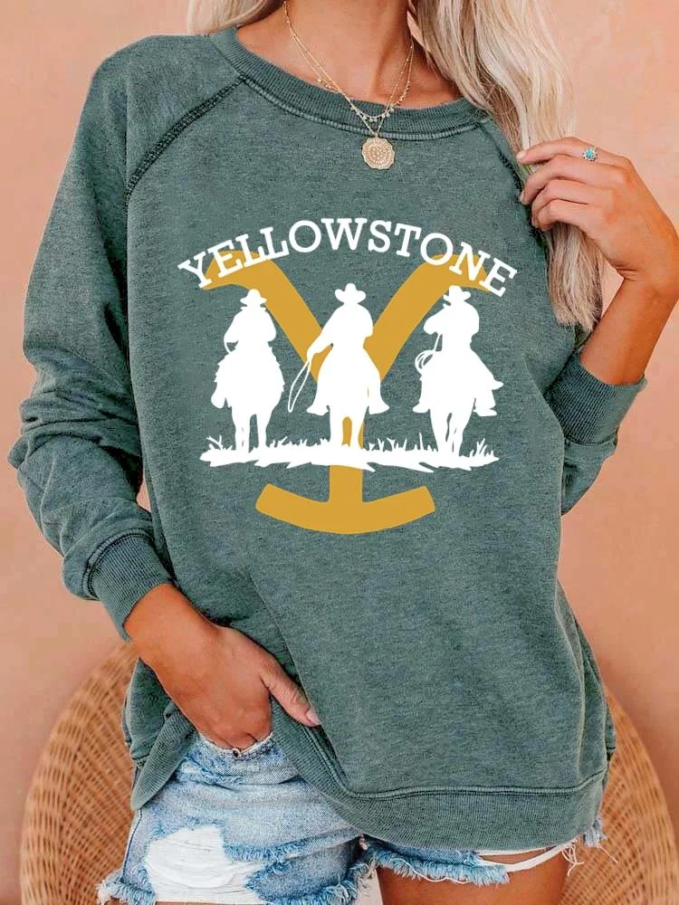 Yellowstone Green Sweatshirt