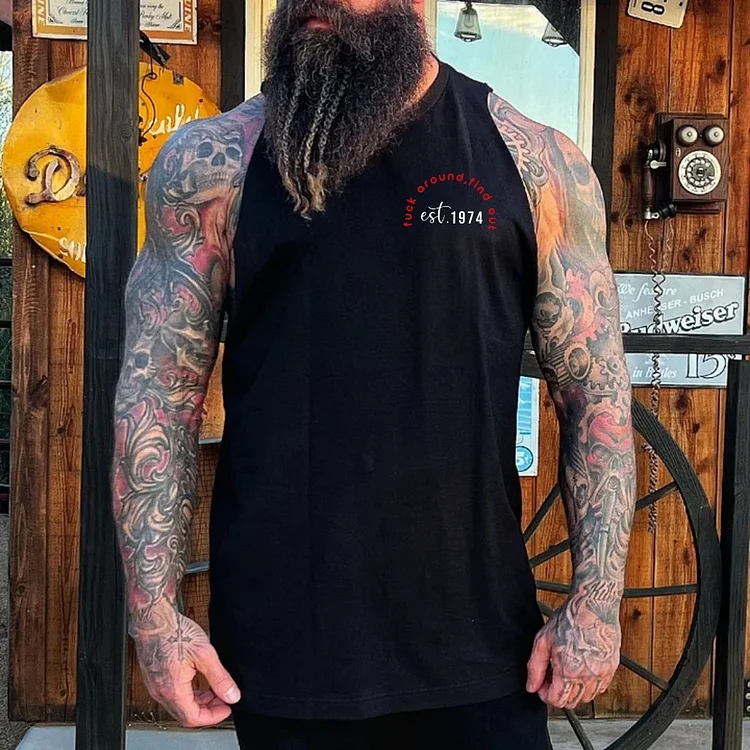GenX Tank Top |Fuck Around Find Out Custom EST Tank For 1965-1980 ...