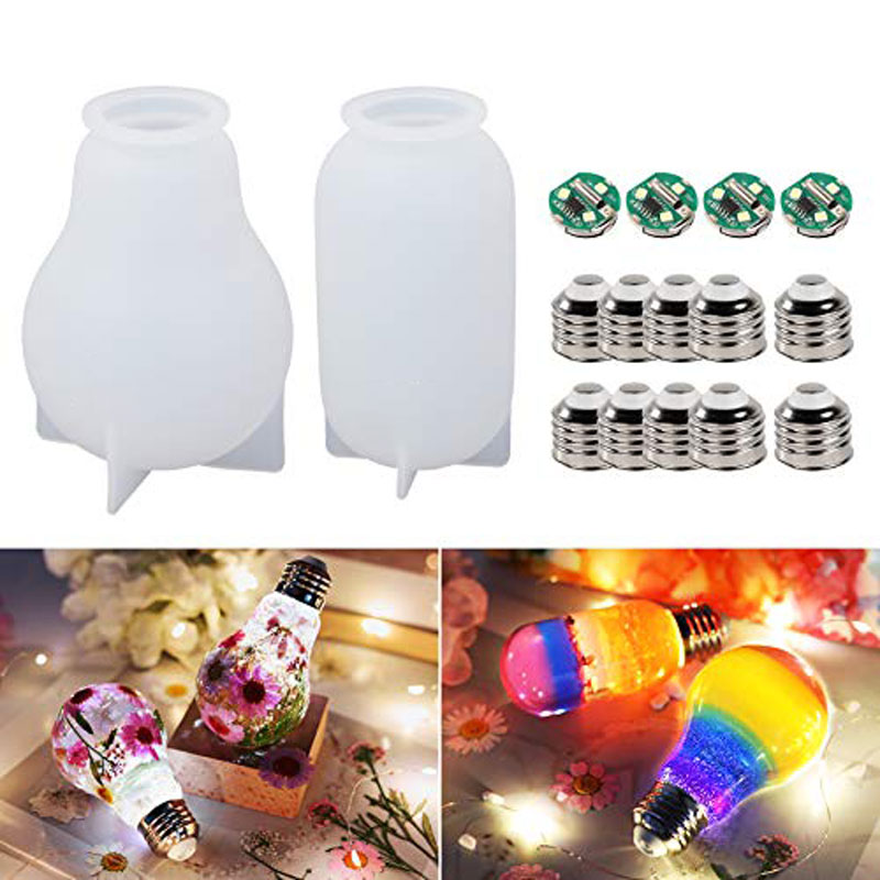 Light Bulb Resin Molds Silicone