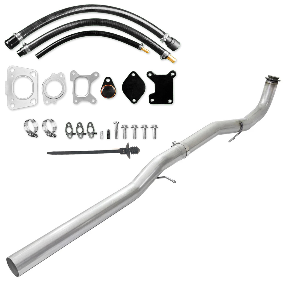 2017-2023 L5P DURAMAX EGR Delete kit with 4" DPF & Cat Delete Pipe
