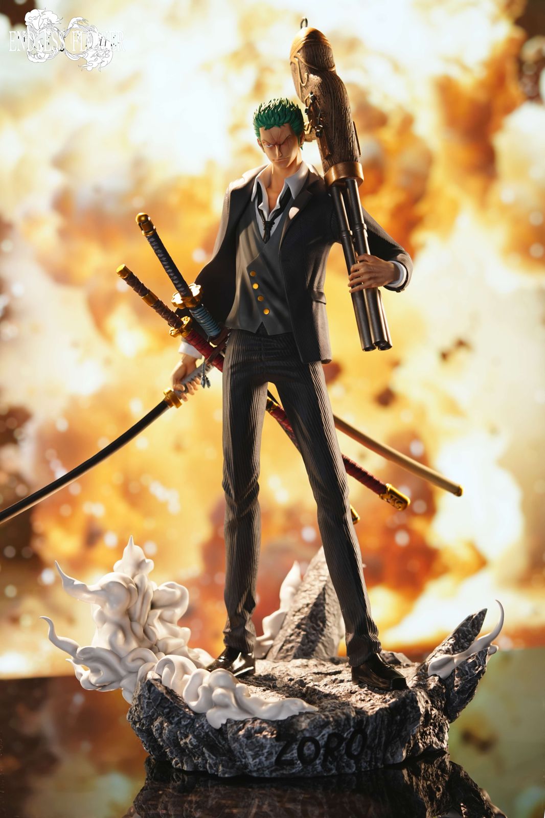 Black Cloth Ver. Roronoa Zoro - ONE PIECE Resin Statue - Endless Flower ...