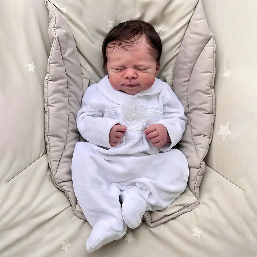 12"&16" Real Baby Weighted Flexible Platinum Silicone Baby Doll Girl ...