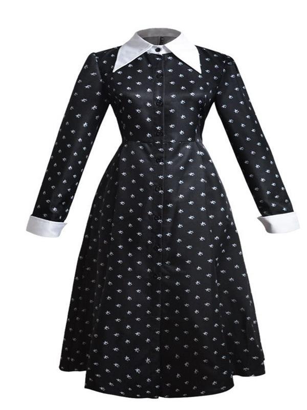 The Adams Family Wednesday Cosplay Dress