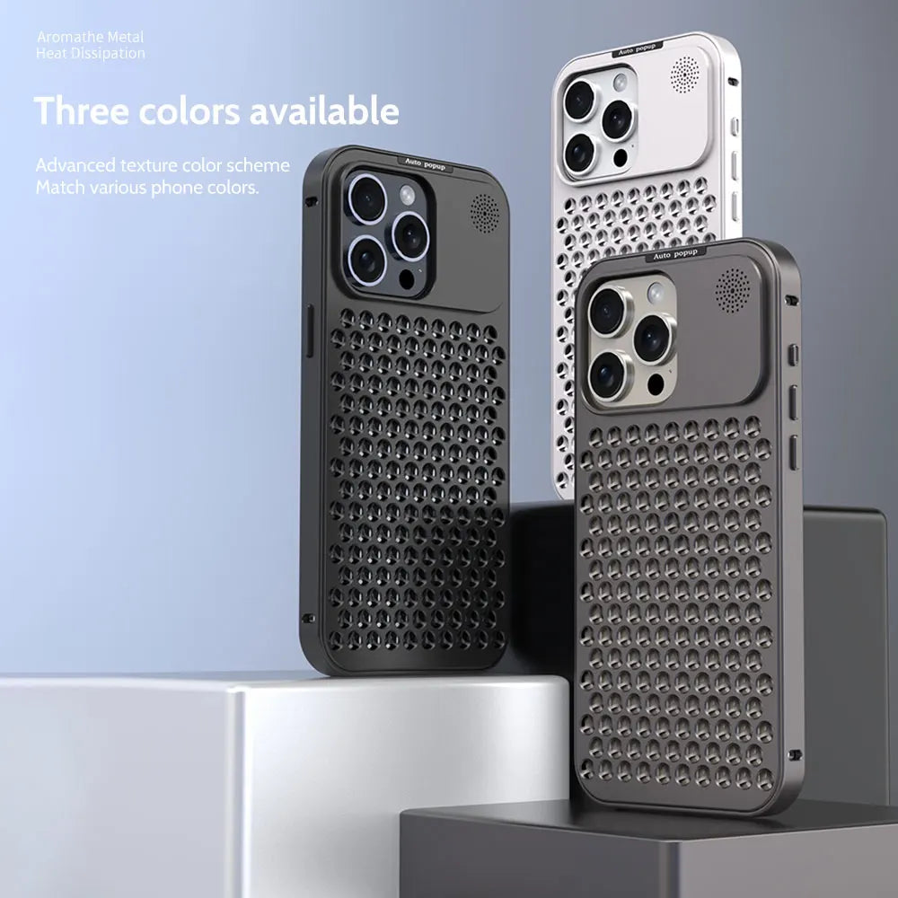 Aluminum alloy scented phone iPhone17 iPhone 17pro iPhone 17pro max case