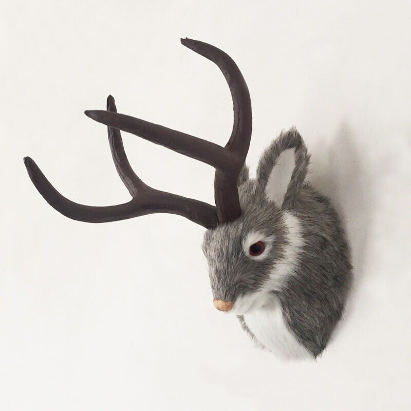 🐰Jackalope Wall-mounted Rabbit