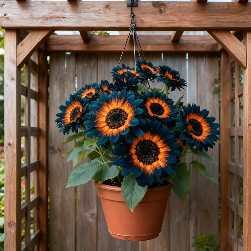 Midnight Blaze Sunflowers Seeds – Fiery Blooms That Light Up Your Garden