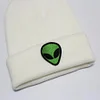 ALIEN EMBROIDERED BEANIE HAT