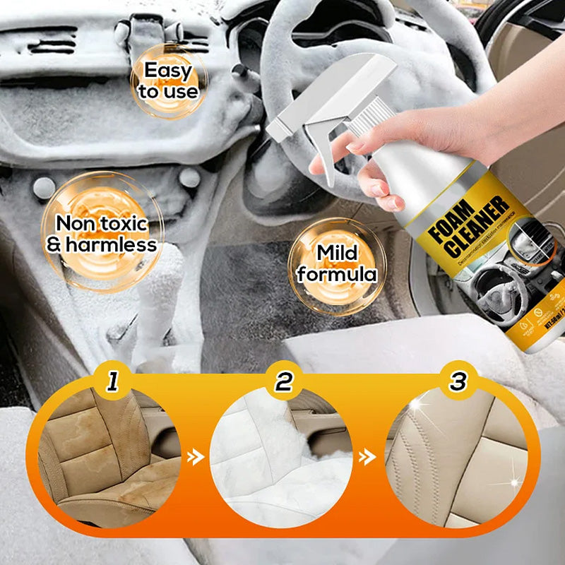 Multipurpose Car Interior Foam Cleaner Spray