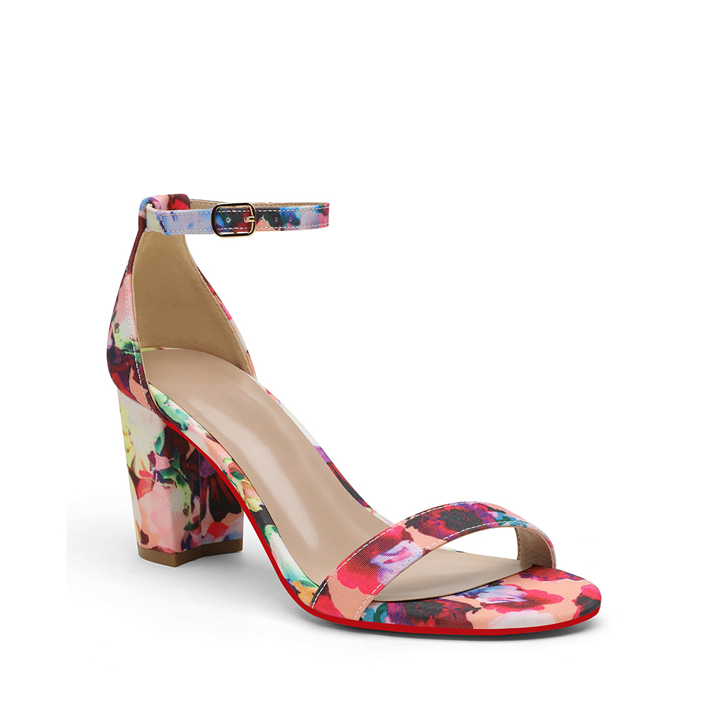 90mm Middle Heels Glitter Pointy Toe Red Bottom Daily Party Pumps