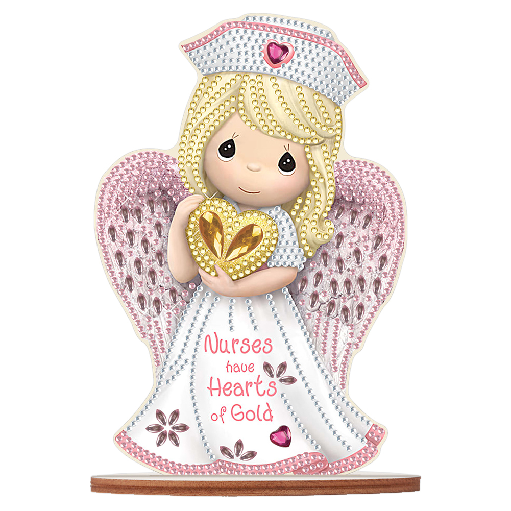 Special Shape Desktop Diamond Art Kits Nurse Angel Desktop Art (Nurse ...