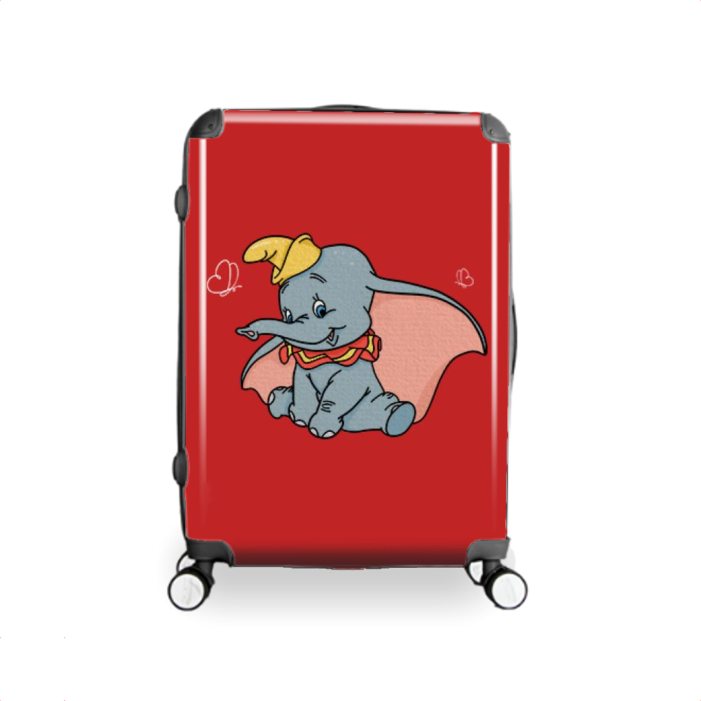Cute Baby Elephant Dumbo, Elephant Hardside Luggage